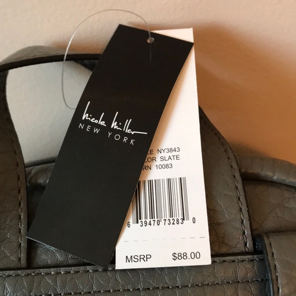 Nicole Miller | Bags | Nicole Miller Slate Backpack Slate Retail 88 Nwt ...
